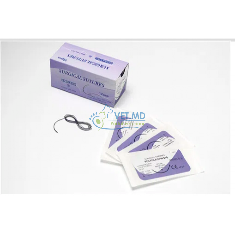 Ace de sutura cu fire resorbabile - Acid Poliglicolic